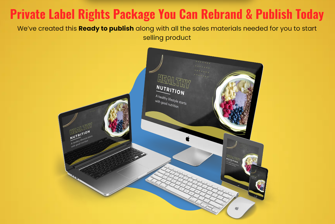 Healthy Nutrition PLR Package Review 2023 - Syromax